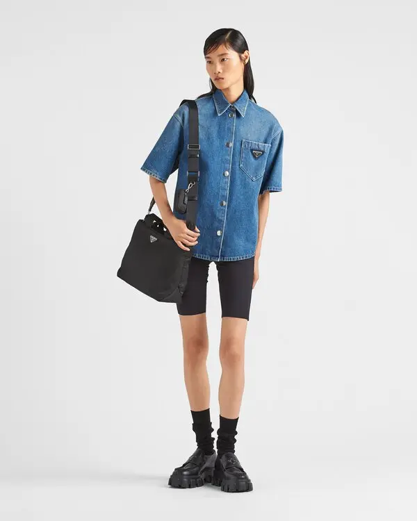 Prada Denim Shirt - Mid Blue | Editorialist